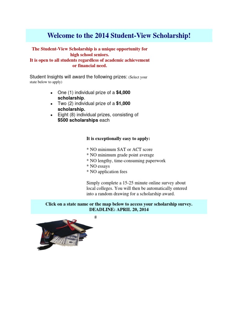 2014 Student-View Scholarship Guide | PDF