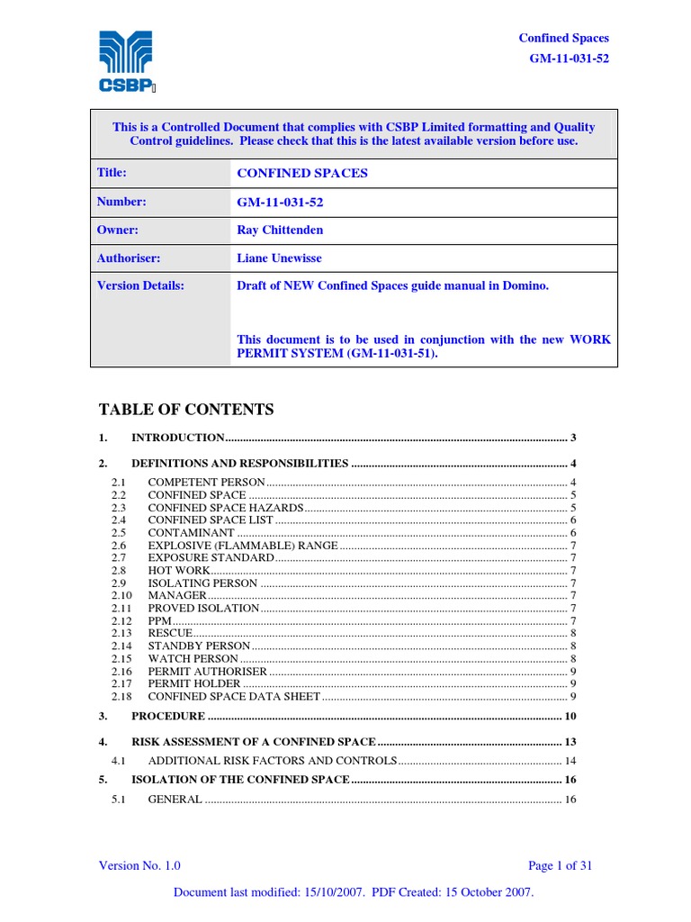 Confined Space | Fires | Ventilation (Architecture)