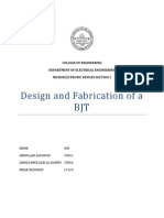 BJT Fabrication | PDF | Semiconductor Device Fabrication | Bipolar ...