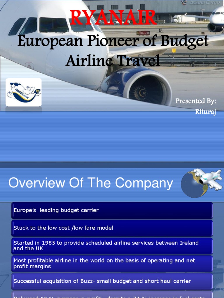 Ryanair Strategy | Download Free PDF | Airlines | Low Cost Carrier