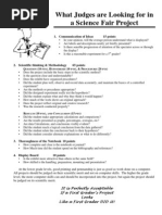 Judging Criteria For Posters: I. Poster Presentation - 25pts | PDF ...