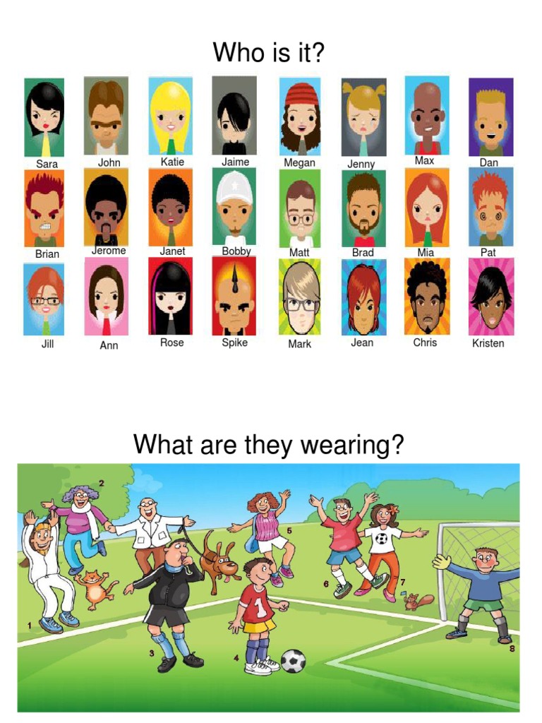 Who Is It?: Sara John Katie Jaime Megan Jenny Max Dan | PDF