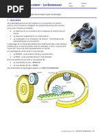 CHAPITRE 6 - Les Engrenages | PDF | Cinématique | Machine