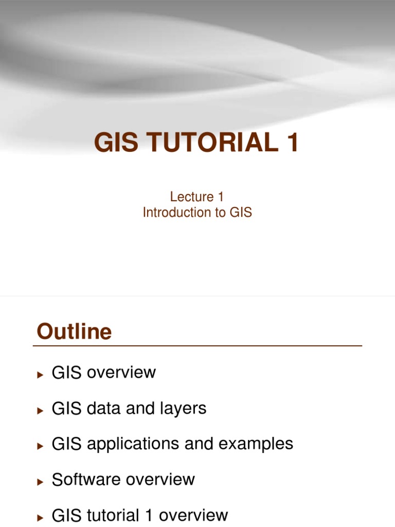 GIS Tutorial | PDF | Arc Gis | Geographic Information System