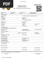 Revised NBI Clearance Application Form V1.7 (Blue) 2 | PDF