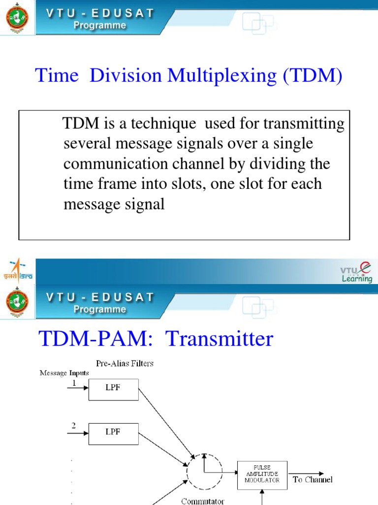 TDM Technique Explained with Examples and Problems | PDF | Networks ...
