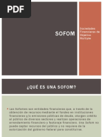 SOFOMES Autorizadas para Créditos FOVISSSTE | PDF