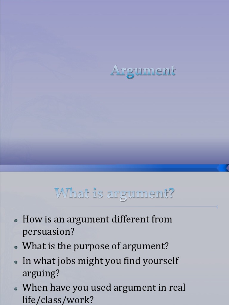 aristotelian argument | Argument | Aristotle