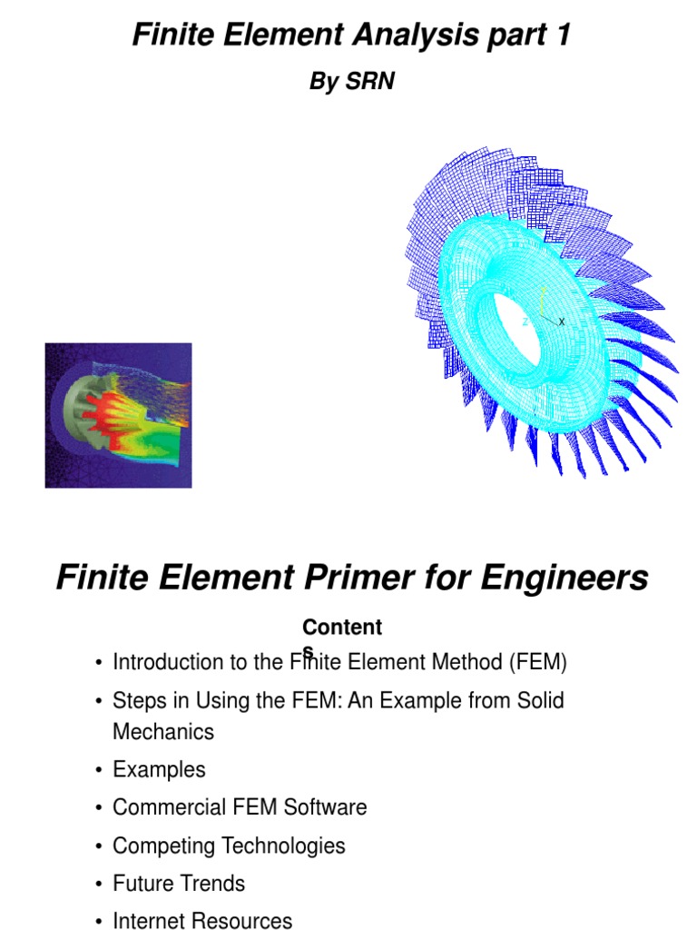 FEA Part1 | PDF | Finite Element Method | Numerical Analysis