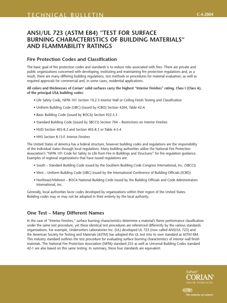 Astm E84 | PDF | Building | Engineering