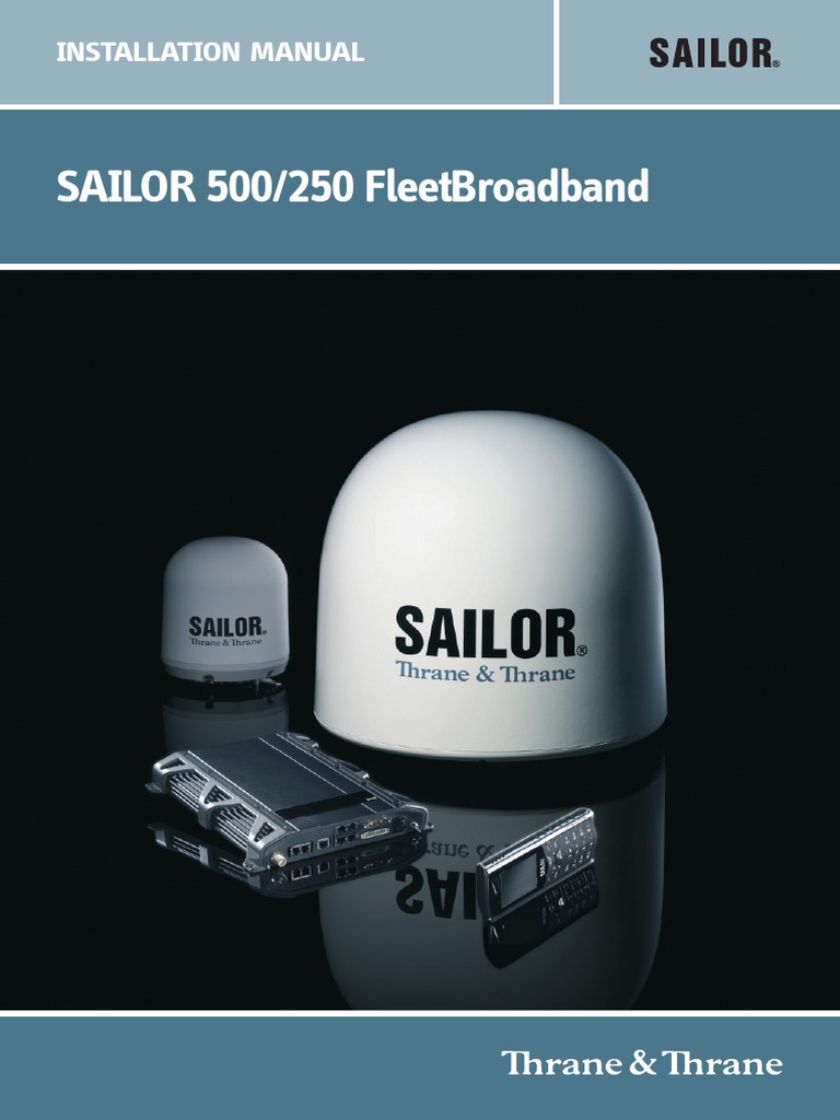 SAILOR FBB 500 Installation Guide | PDF | Coaxial Cable | Radar