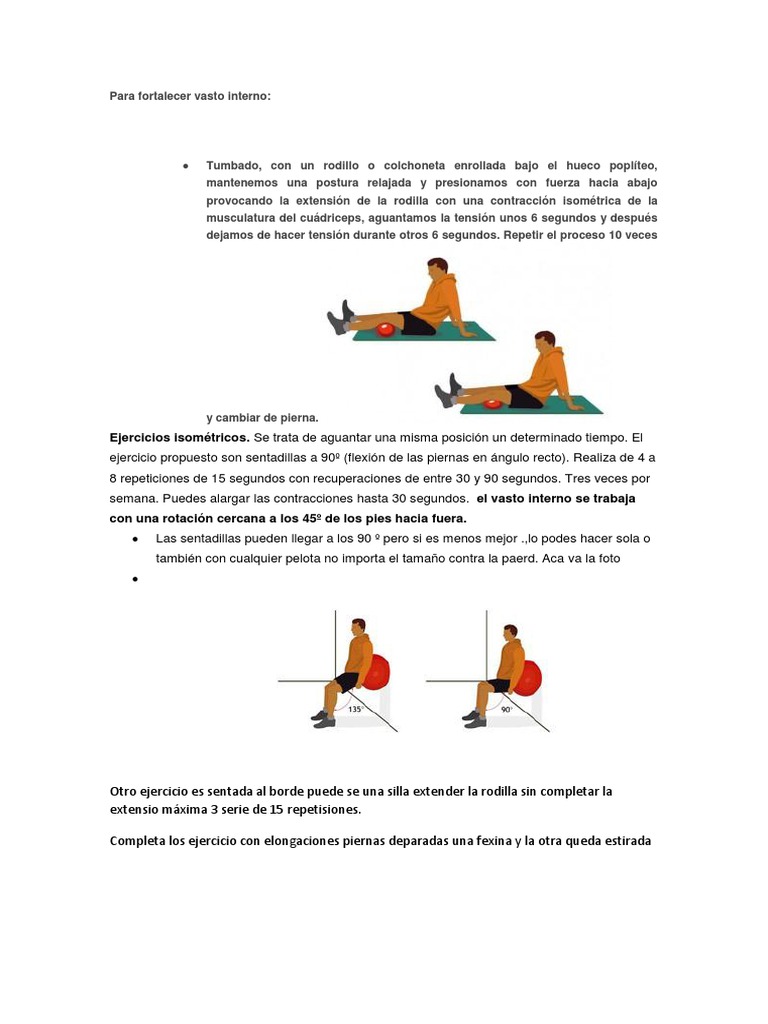 Para Fortalecer Vasto Interno | PDF