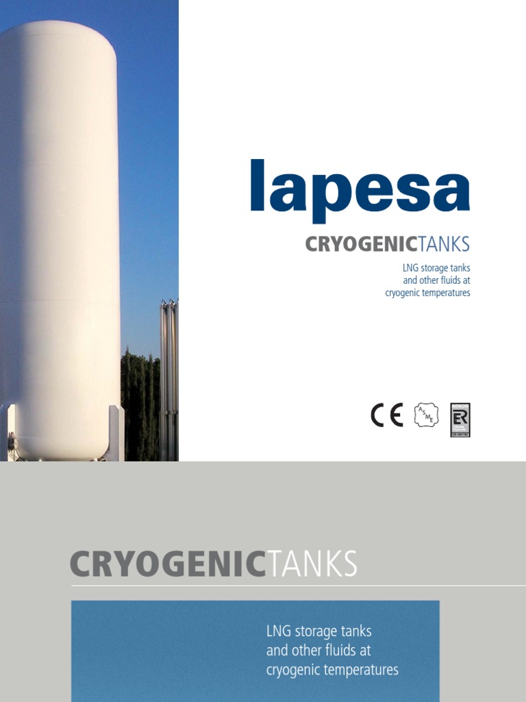 Cryogenic Tanks Catalogue | PDF | Liquefied Natural Gas | Cryogenics