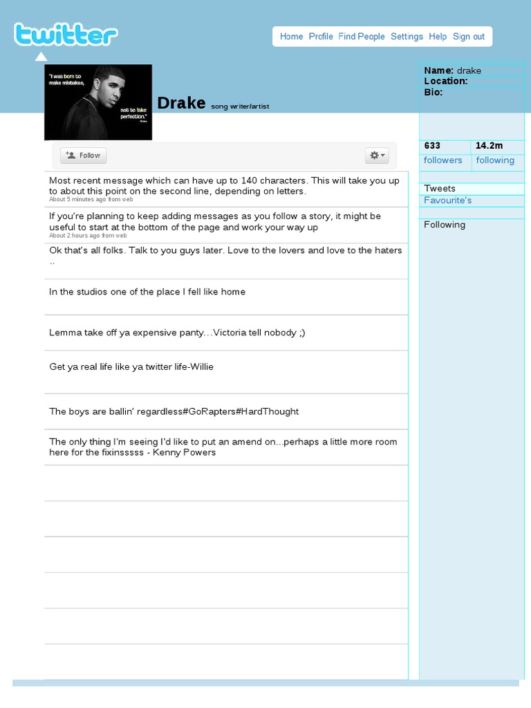 Drake: Artist and Songwriter Insights | PDF