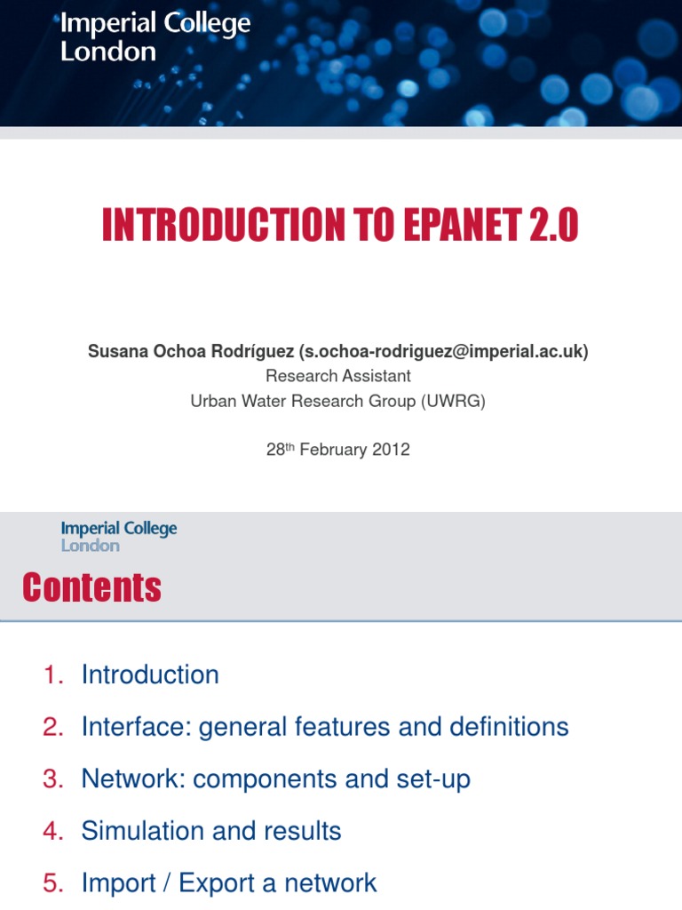 Introduction To EPA Net | Download Free PDF | Computing | Software