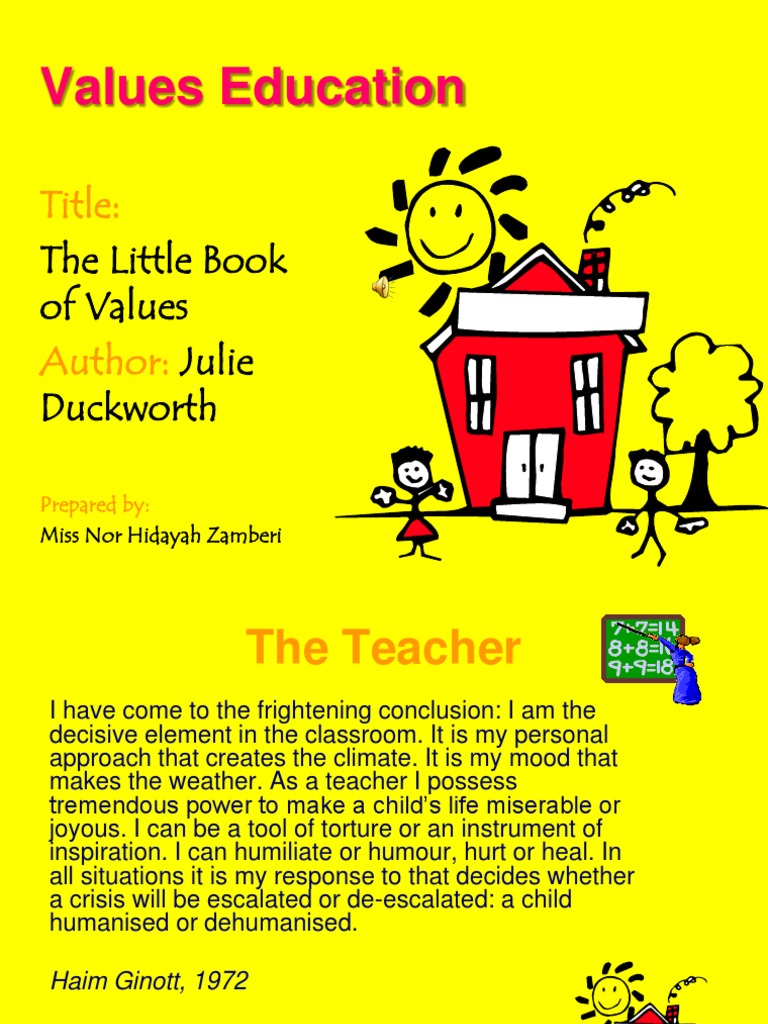 Values in Education Book Review | PDF | Friendship | Humility