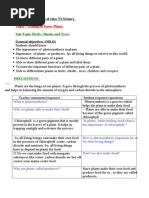 Lesson Plan For Reproduction in Plants | PDF | Pollination | Flowers