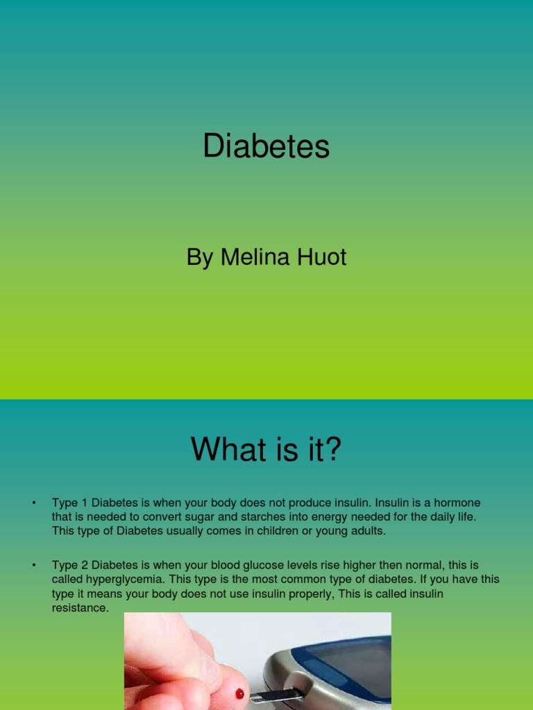 Diabetes: Key Facts for All Ages | PDF | Self-Improvement | Lifestyle