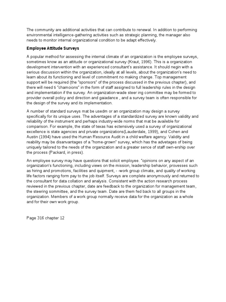 Employee Attitude Surveys | PDF | Competence (Human Resources) | Learning