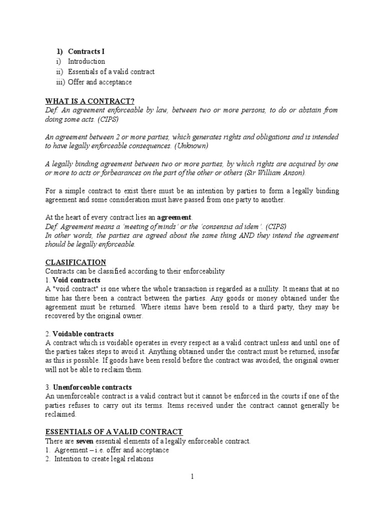 contracts: offer and acceptance | Offer And Acceptance | Doctrine