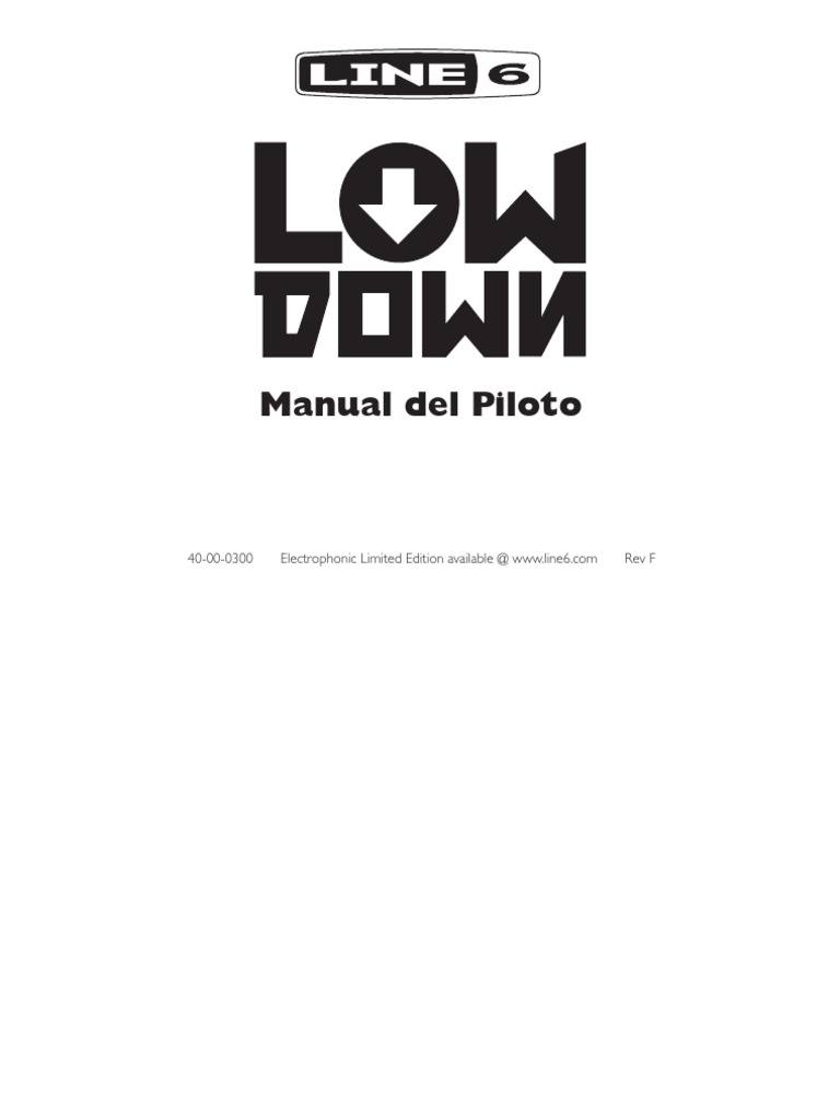 Manual LD 400 | PDF | Bajo | Sintetizador