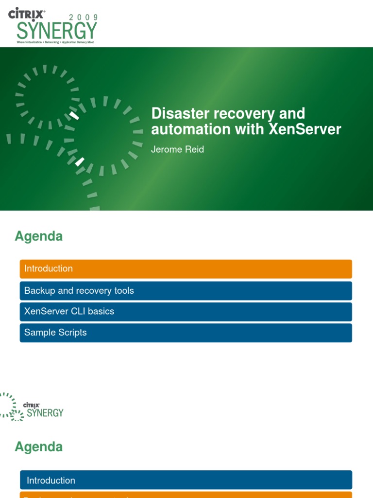 Xenserver Backup Command Line Interface Backup