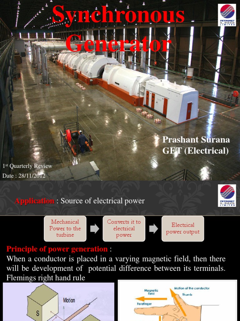 Synchronous Generators | PDF | Power (Physics) | Mechanical Engineering