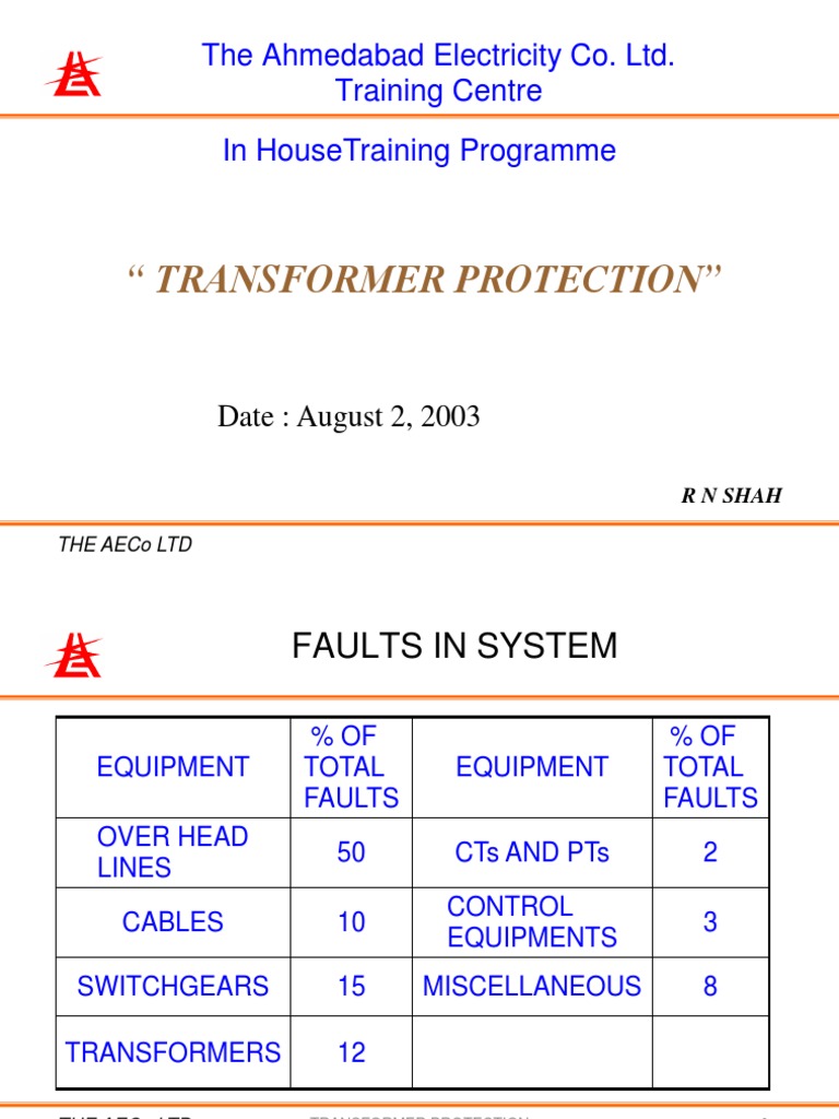 Transformer Protection | PDF | Transformer | Relay