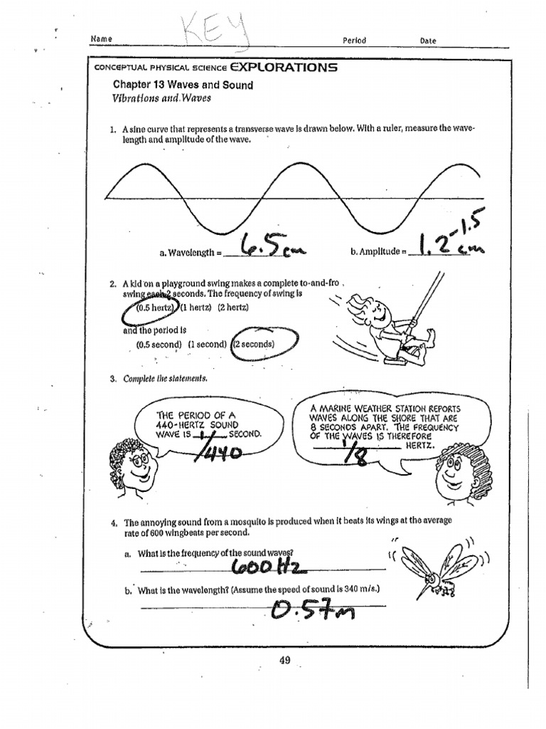 Sound Review Sheets Answer Key | PDF