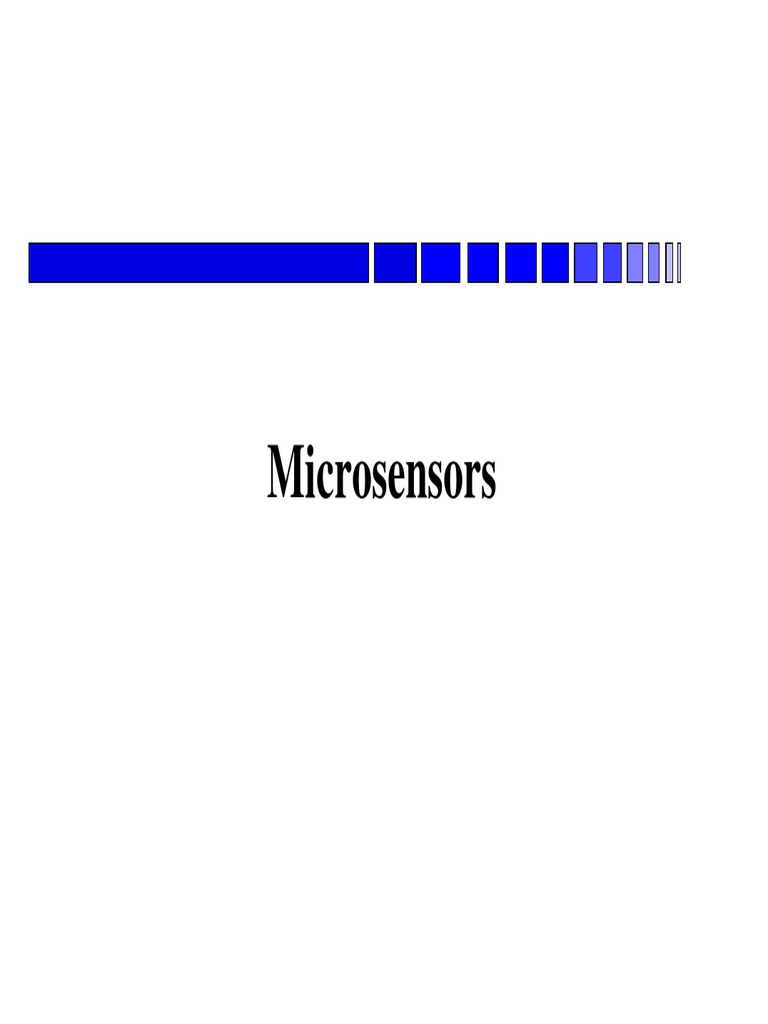 Micro Sensors | PDF