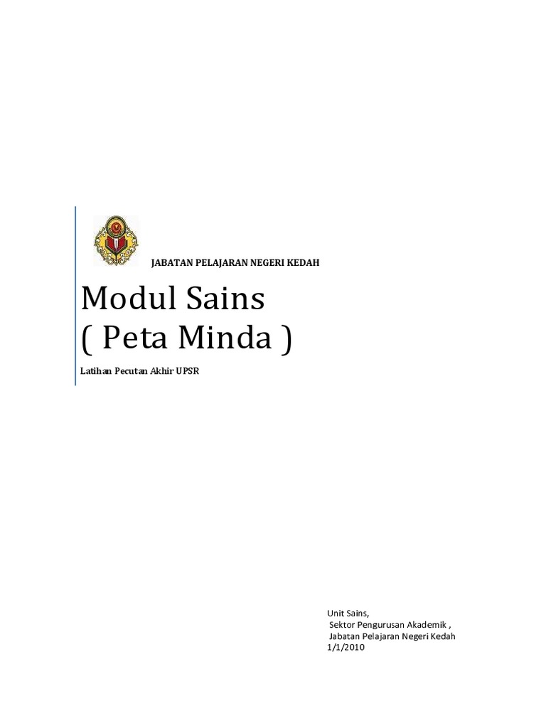 Modul Galus Sains Upsr | PDF