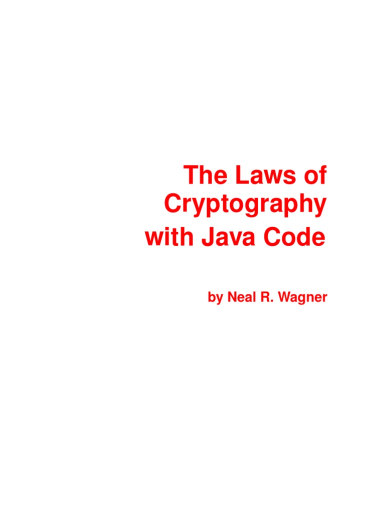 The Laws of Cryptography With Java Code | PDF | Group (Mathematics) | Cryptography