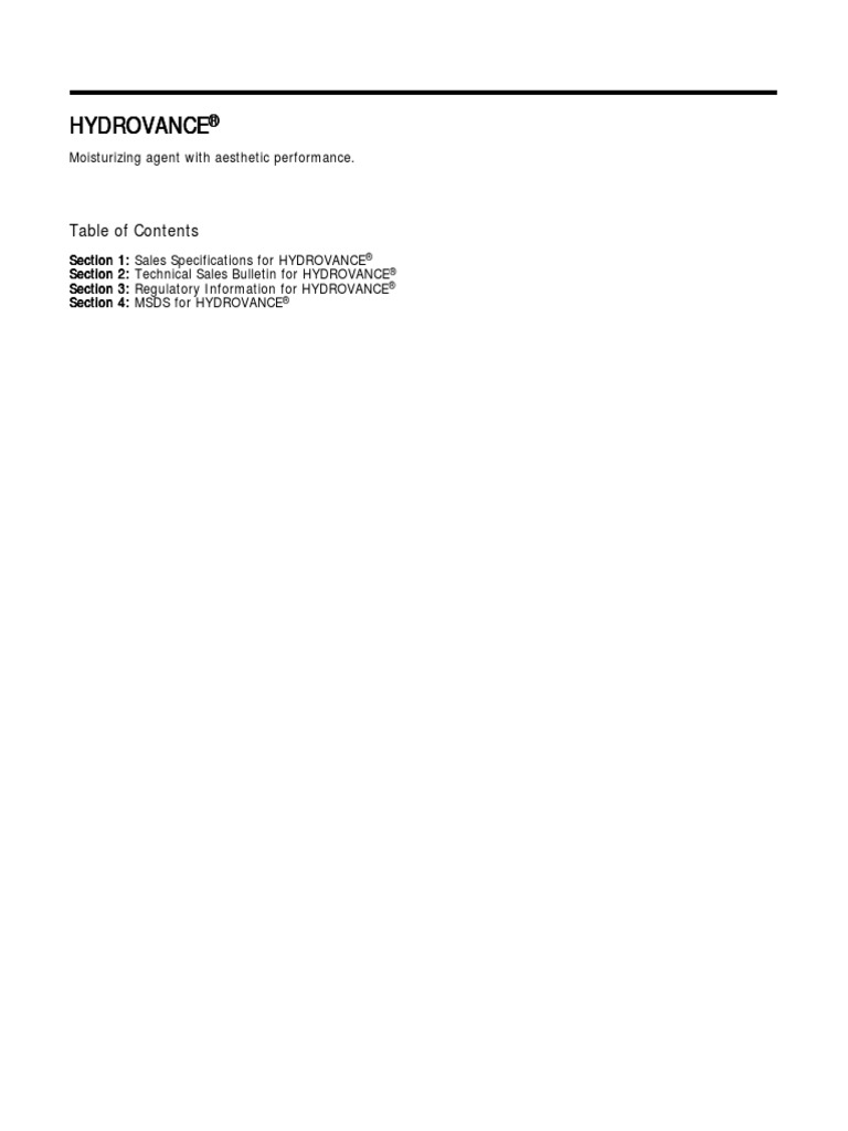 Akzonobel Hydrovance | Descargar gratis PDF | Productos cosméticos | Agua