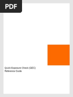 Quick Exposure Check (QEC) Guide | PDF | Human Factors And Ergonomics ...