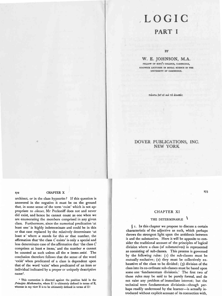 Logic, Part I | PDF | Adjective | Predicate (Grammar)