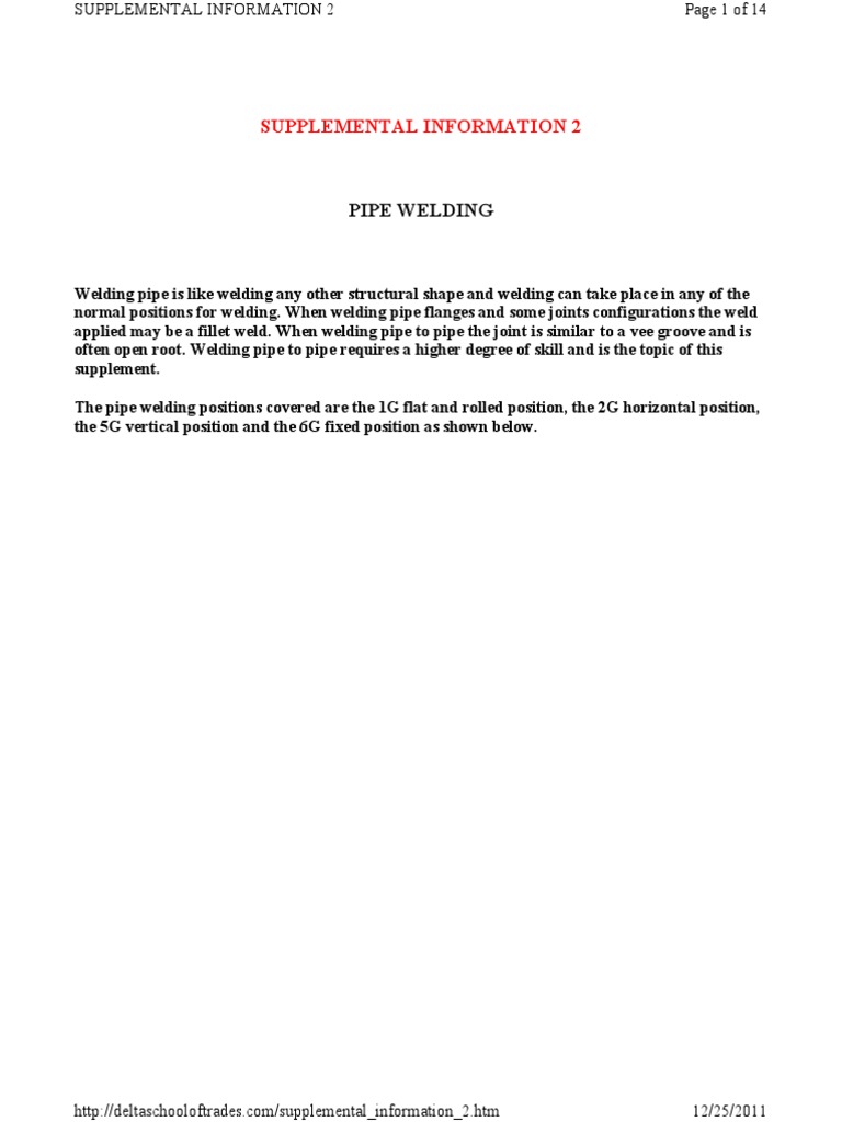 An In-Depth Guide to Pipe Welding Techniques and Procedures in Various ...