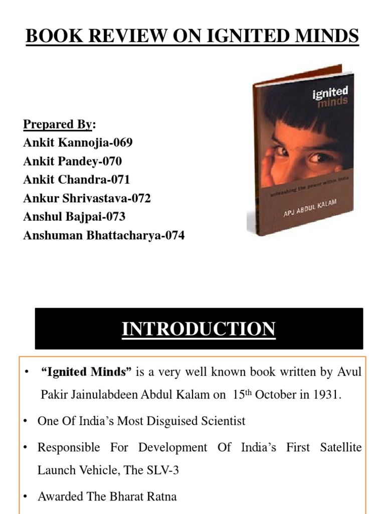 Book Review On Ignited Minds | PDF | Religion And Belief | Science