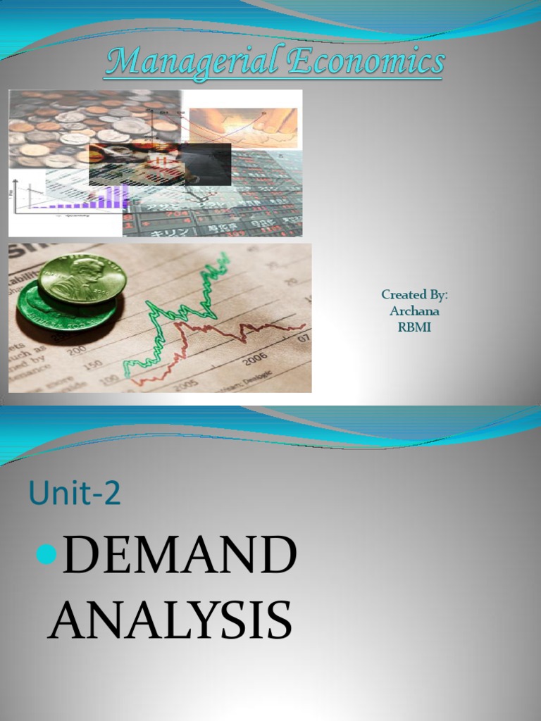 Created By: Archana Rbmi | PDF | Demand | Price Elasticity Of Demand