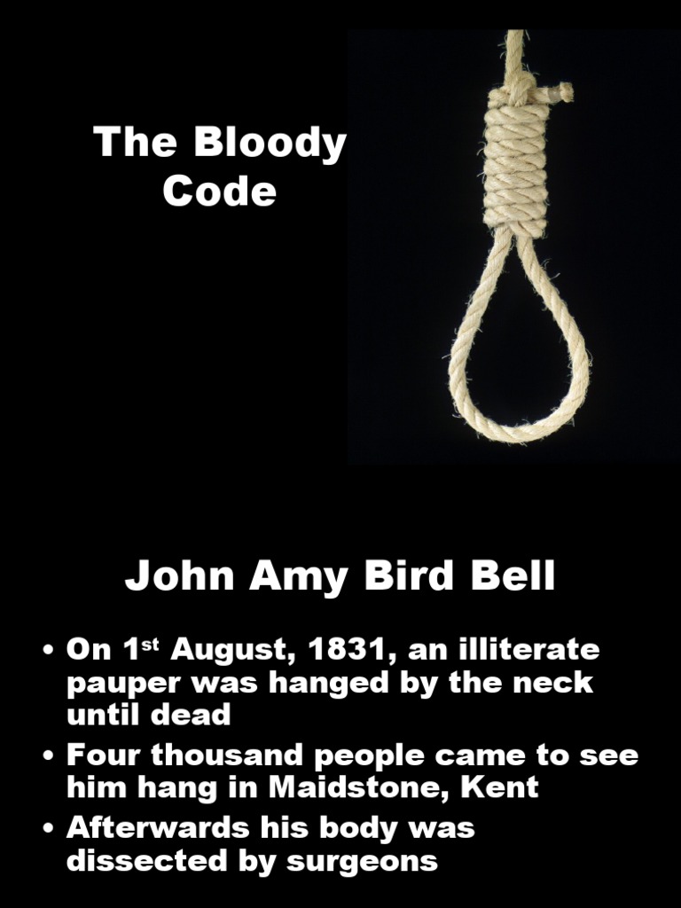 The Bloody Code | PDF | Hanging | Capital Punishment