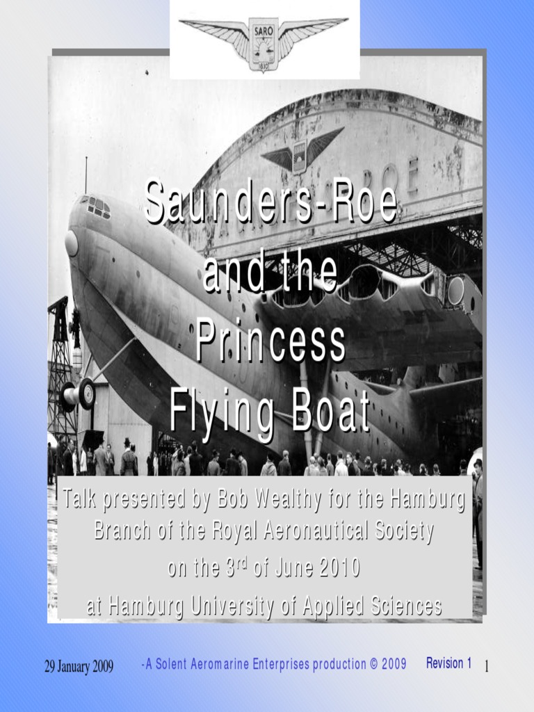 Saunders Roe Princess | PDF | Aerospace | Industries