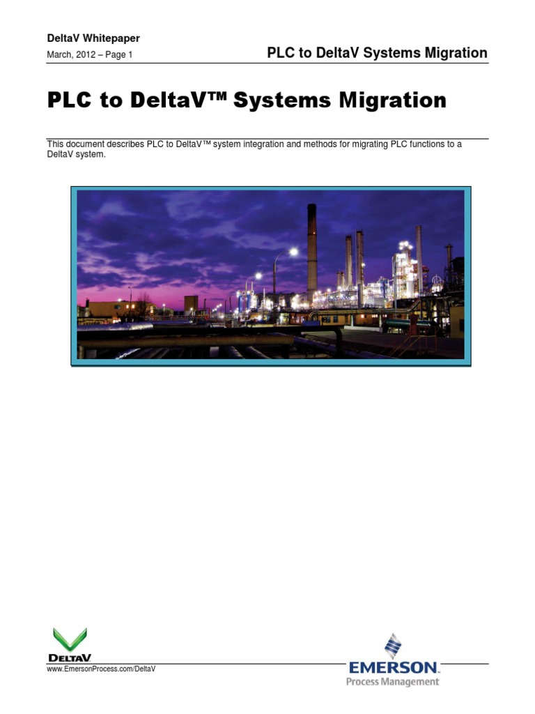 PLC To Deltav Systems Migration | Download Free PDF | Programmable ...