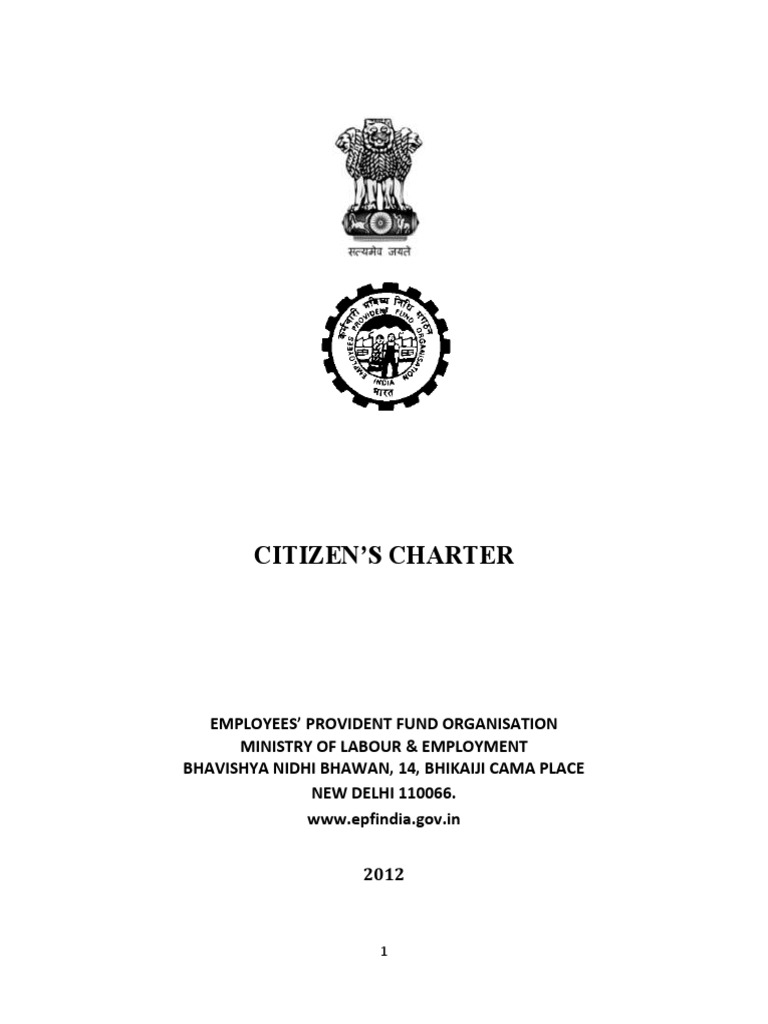 Citizen Charter | PDF