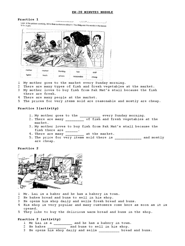 Ew-20 Minutes Module Practice 1 | PDF | Cakes | Bees