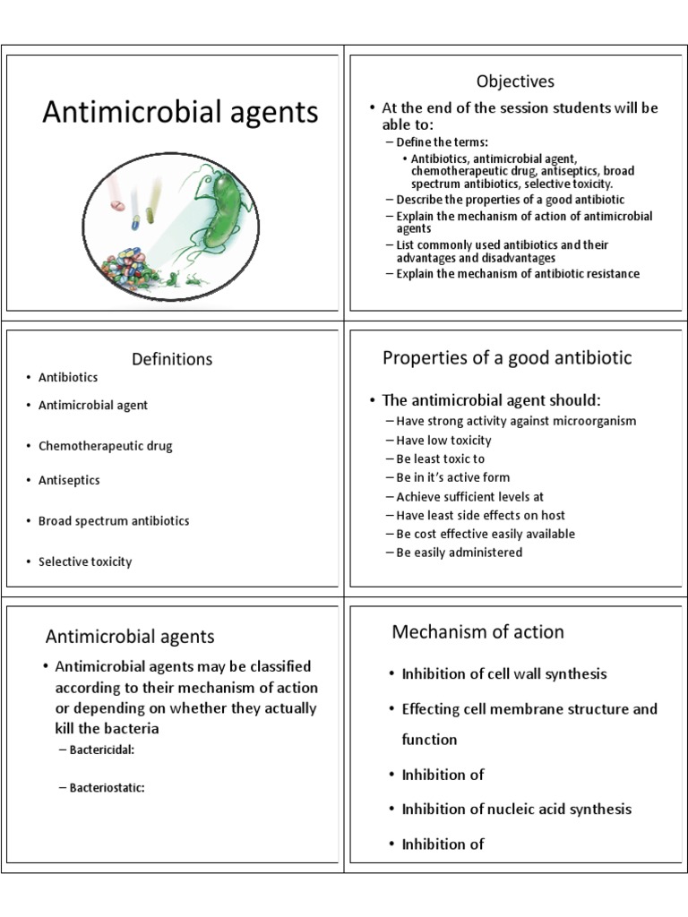 Antimicrobial Agents | PDF | Antibiotics | Antimicrobial Resistance