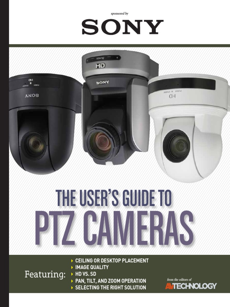 The User's Guide To PTZ Cameras | PDF | Charge Coupled Device | Camera