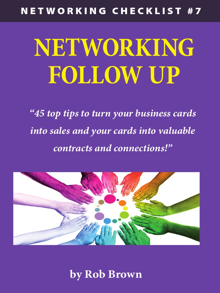 45 Powerful Networking Follow Up Tips | Social Network | Communication