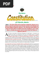 Moorish Zodiac Constitution | PDF | Natural And Legal Rights | Human Rights