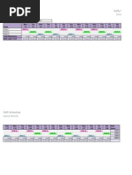 Weekly Shift Schedule Template 2025 | PDF
