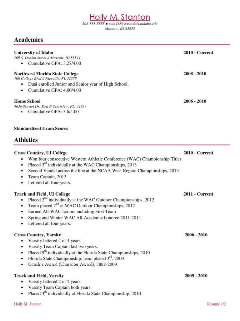 Resume Holly | PDF