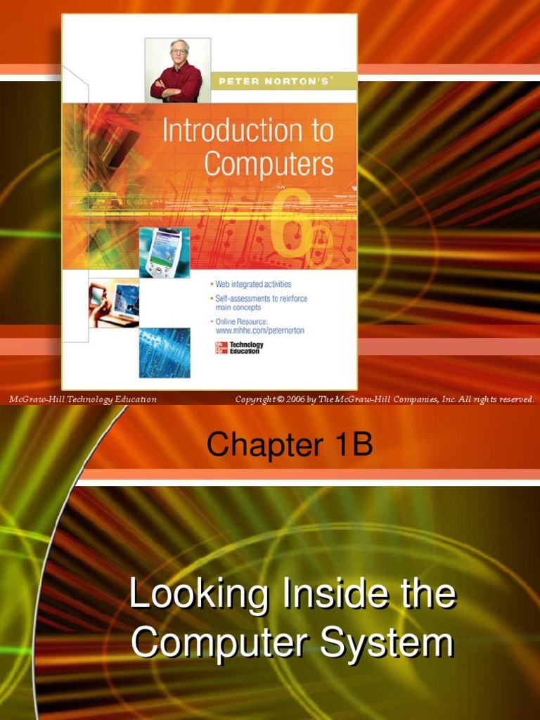 Intro CH 01blooking Inside The Computer System | PDF | Computer Data Storage | Input/Output